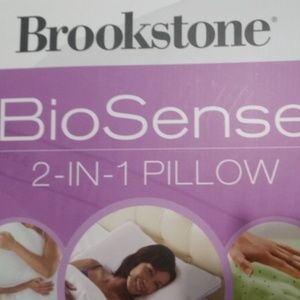 Brookstone | Bedding | Biosense 2in Classic Pillow For All Sleepers | Poshmark